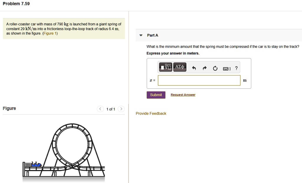 problem 759 a roller coaster car with mass of 790 kg aunched from giant ...