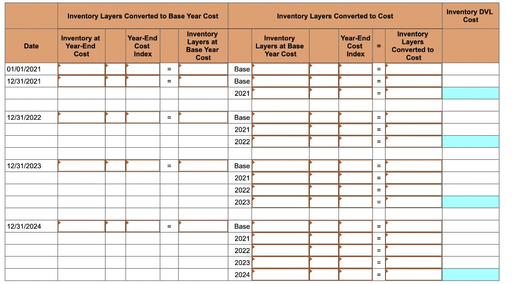 SOLVED: Kingston Company uses the dollar-value LIFO method of computing ...