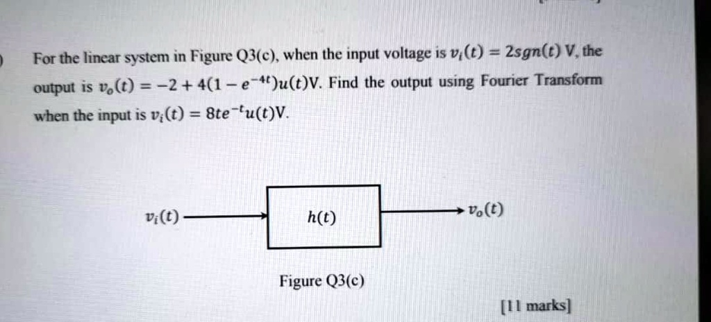 SOLVED: Hi, can you show me step by step for this question? For the linear system in Figure Q3c ...
