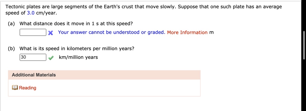 SOLVED: Tectonic plates are large segments of the Earth's crust that ...