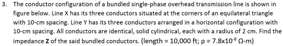 The conductor configuration of a bundled single-phase overhead ...
