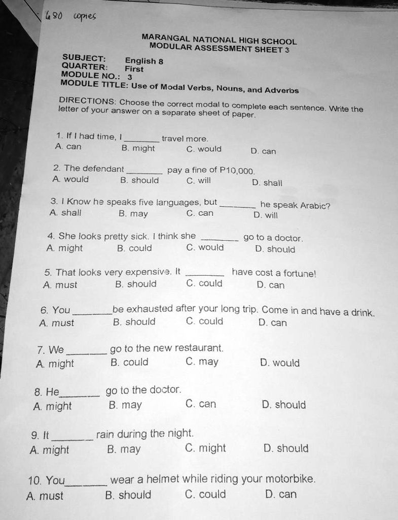 pasagot po wag yung hulahula please please 80 tomes marangal national ...