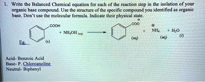 1. Write the Balanced Chemical equation for each of the reaction step ...