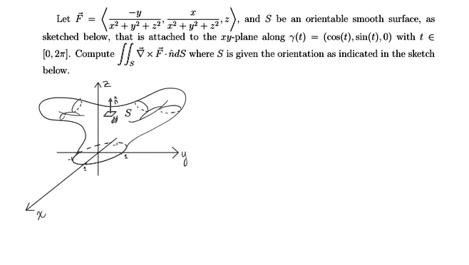 SOLVED: Let F = 7 + 0 + 7 and be an orientable smooth surface; 2 + 4 ...