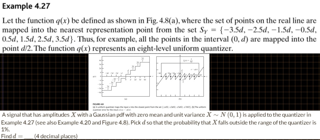 Example 4.27 Let the function q(x) be defined as shown in Fig. 4.8(a ...