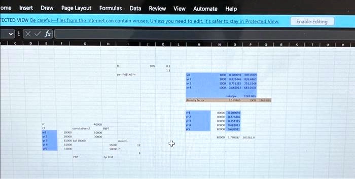 SOLVED: Texts: Some Insert Page Layout Formulas Data Review View Automate Help PROTECTED VIEW Be ...