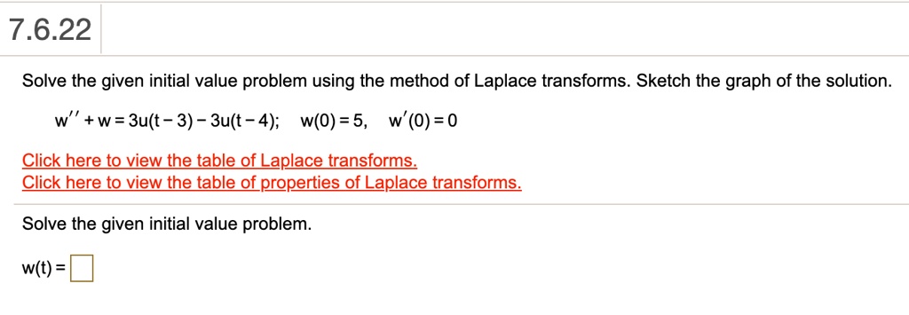 7.6.22 Solve the given initial value problem using the method of ...