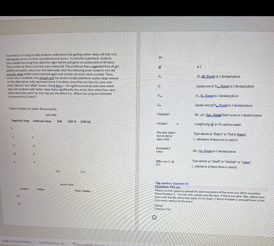 SOLVED: A professor is trying to help students understand that getting ...