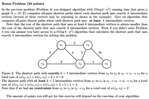 Bonus Problem (20 points) In the previous problem (Problem 4) you ...