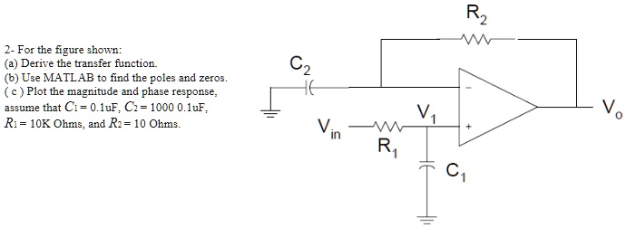 SOLVED: Please answer all questions using MATLAB!! 2- For the figure shown: (a) Derive the ...