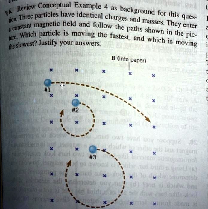 6. Review Conceptual Example 4 as background for this question. Three particles have identical ...