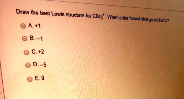 draw the best lewis structure for cbr3 what is the forel cherea e tnac ...