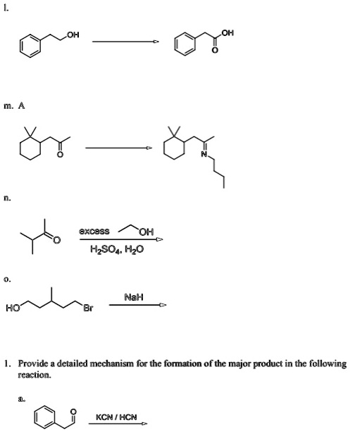 VIDEO solution: 045833 OH H2SO4 NaOH HO- Provide detailed mechanism for ...