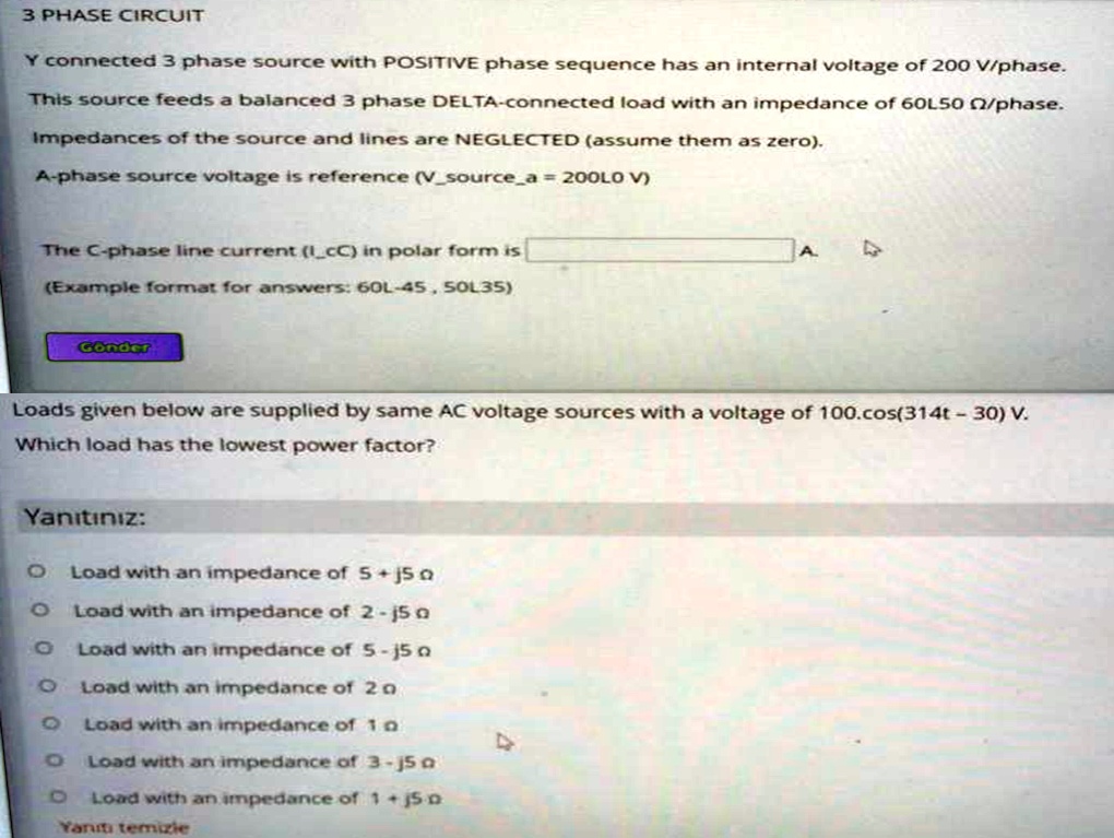 3phasecircuit y connected3 phase source with positive phase sequence ...