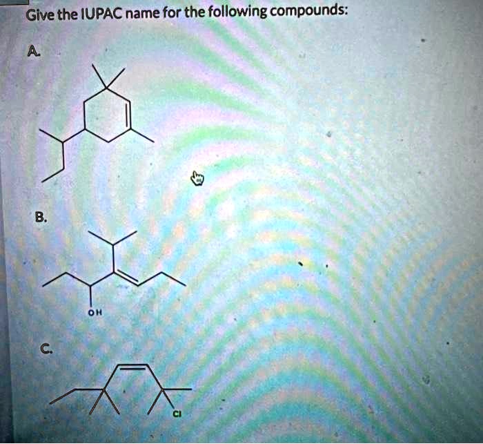 please name ans advice if it need Z or E configuration Give the IUPAC ...