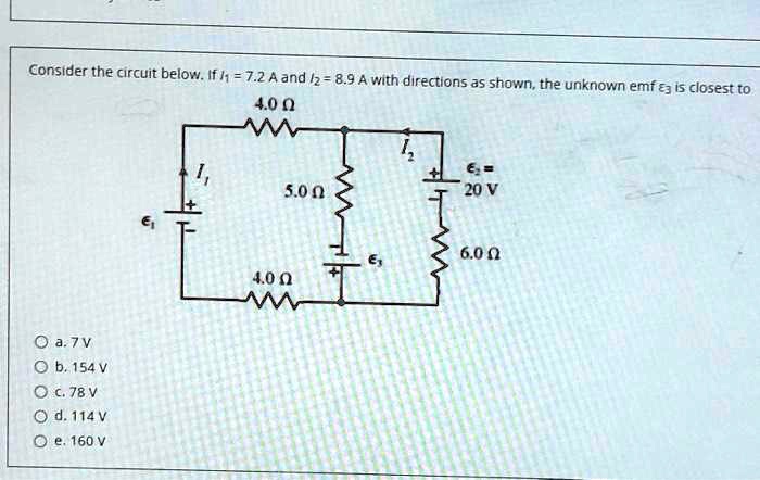 SOLVED: Consider the circuit below. If I = 7.2 A and Iz = 8.9 A with directions as shown, the ...