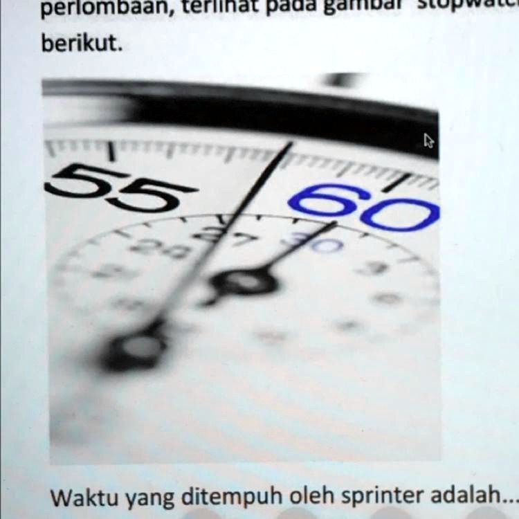 SOLVED: Seorang sprinter berlari cepat dalam sebuah perlombaan ... SOLVED: Seorang sprinter berlari cepat dalam sebuah perlombaan ...