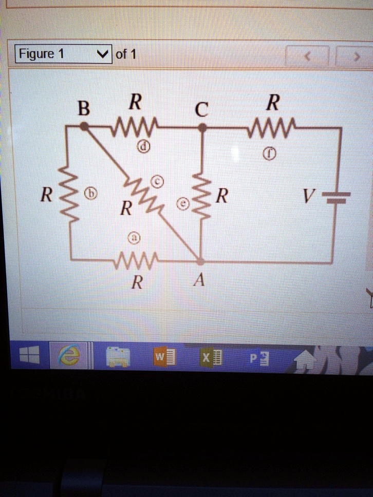 Solved Calculate The Current Through Each Resistor In Figure 1 If Each