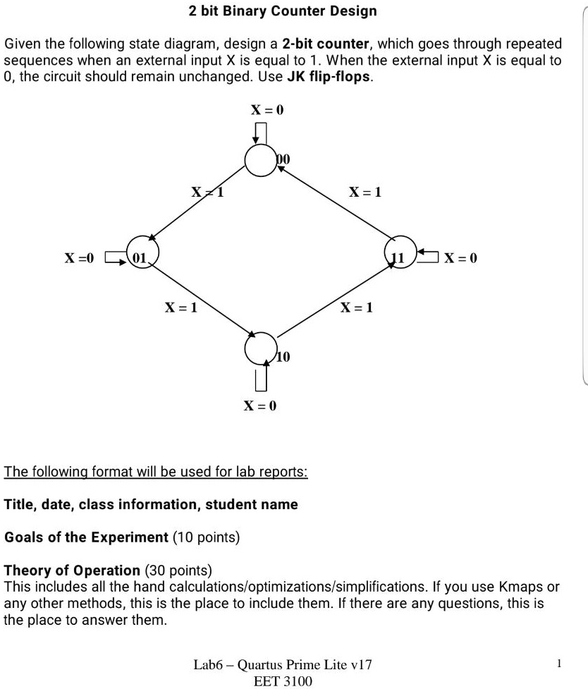 Video Solution Can I See The Full Written Lab Report For This Lab And Schematic In Quartus