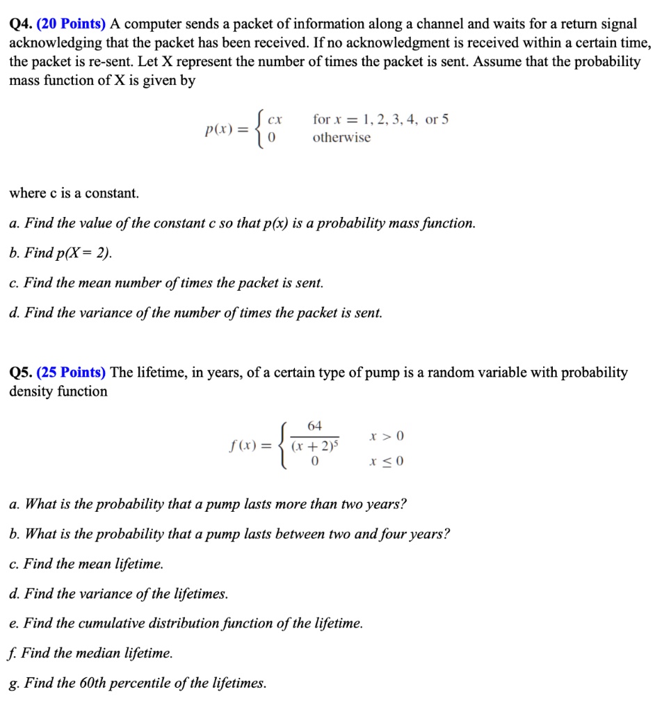 q4 20 points a computer sends a packet of information along a channel ... q4 20 points a computer sends a packet of information along a channel ...