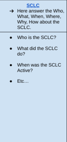 sclc rightarrow here answer the who what when where why how about the ...