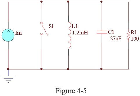 SOLVED: Perform a time domain analysis of the circuit shown in Figure 4 ...