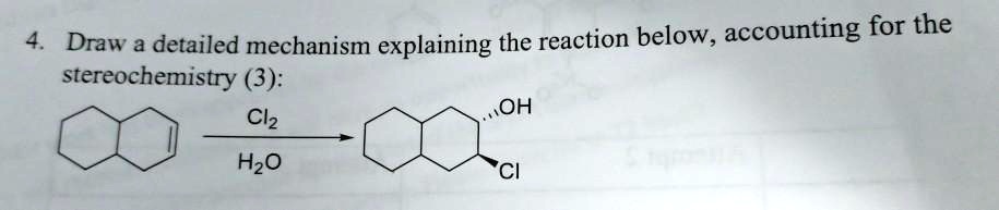 Draw a detailed mechanism explaining the reaction below, accounting for ...