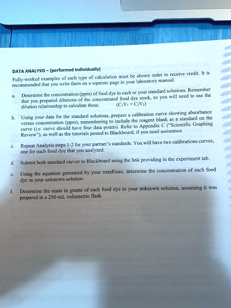 data analysis performed individually be shown order to receive credit it is fully worked ...