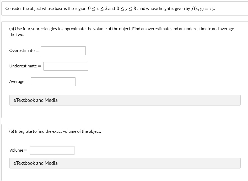 SOLVED:Consider the object whose base is the region 0