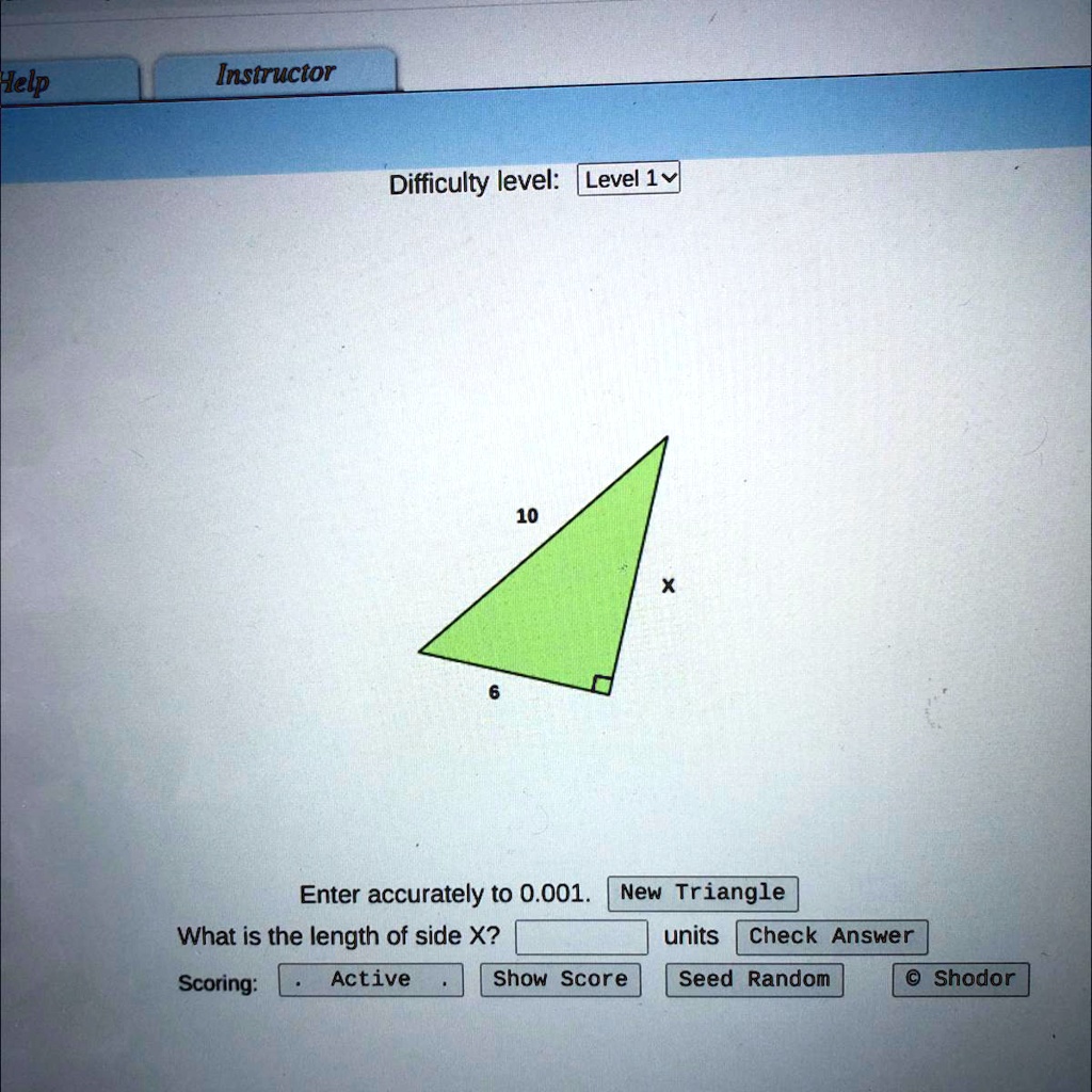 SOLVED: 'Please just give me the answer Help Instructor Difficulty ...