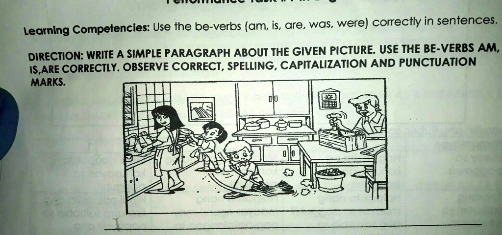 performance task 1 in english 3 learning competencies use the be verbs ...