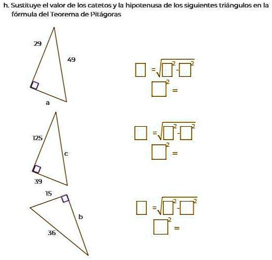 SOLVED: Necesito ayuda con estas operaciones h Sustituye el valor de ... SOLVED: Necesito ayuda con estas operaciones h Sustituye el valor de ...