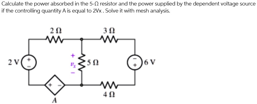 Calculate the power absorbed in the 50-ohm resistor and the power supplied by the dependent ...