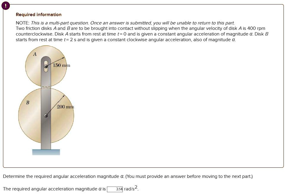 SOLVED: Required information NOTE This is a multi-part question. Once an answer is submitted ...