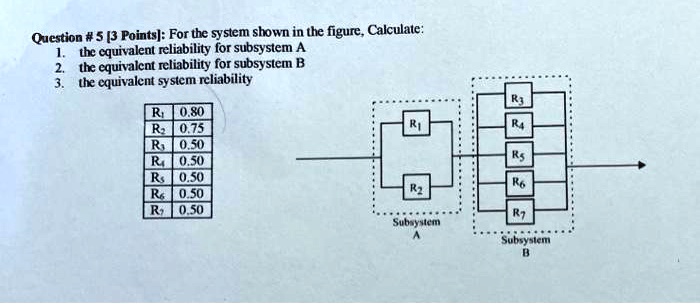 SOLVED: Question #5 [3 Points]:For the system shown in the figure,Calculate 1.the cquivalent ...
