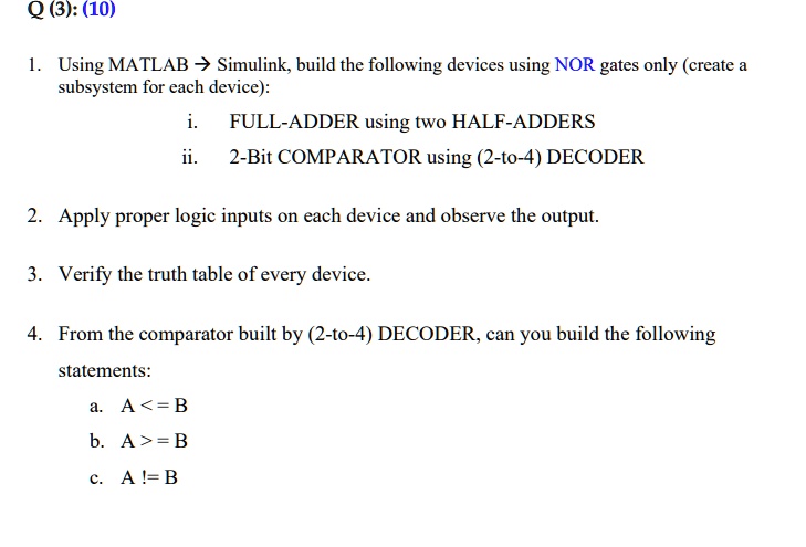 Solved Solve This Urgent Q 3 10 Using Matlab 7 Simulink Build The Following