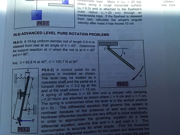 a 10 kg uniform slender rod of length 08 m is released from rest at an angle of theta 40 degrees ...