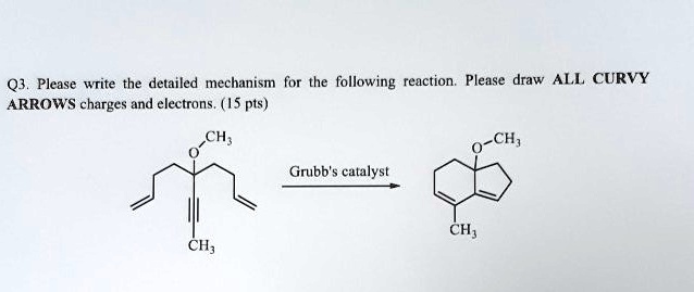 SOLVED: Q3. Please write the detailed mechanism for the following ...
