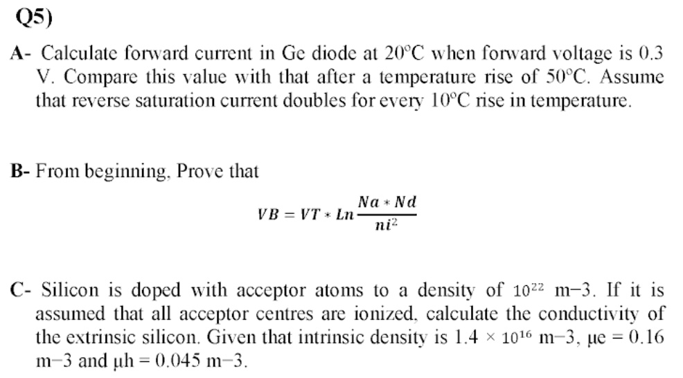 SOLVED: Please answer A, B, and C as fast as possible. Q5) A- Calculate ...