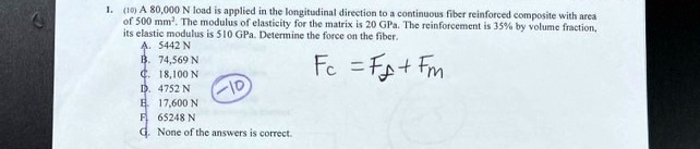 1 10 a 80000 n load is applied in the longitudinal direction to a ...