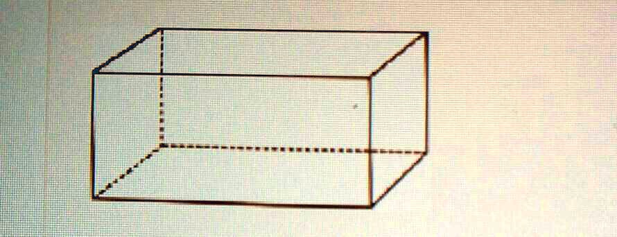 SOLVED: An image of a rectangular prism is shown below. Part A: A cross ...