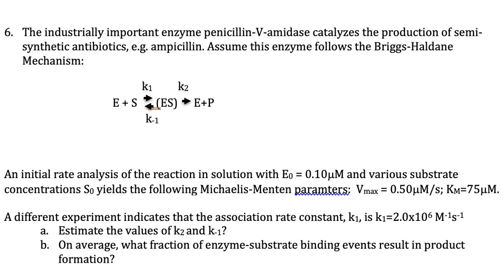 SOLVED: The industrially important enzyme penicillin-V-amidase ...