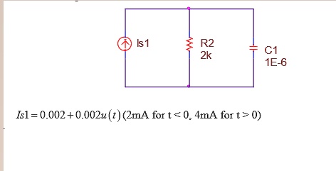 SOLVED: a. Draw the s-domain equivalent solution. b. Determine the s-domain expression for ...