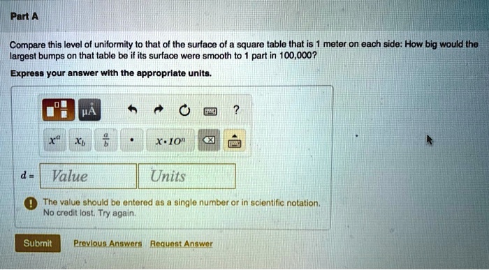 Part A Compare this level of uniformity to that of the surface of a ...