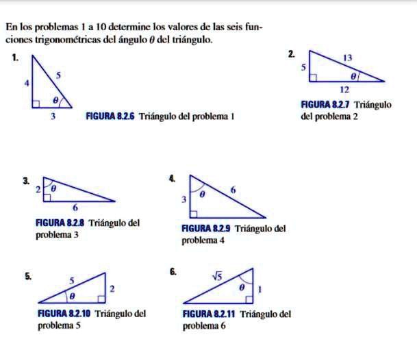 En los problema 1 a 10 determine los valores de las seis...