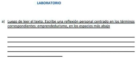 SOLVED: ayuda por fa doy coronita LABORATORIO Luero deleer eLtexto ...