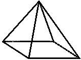 a square pyramid is sliced in half parallel to the base which of the ...