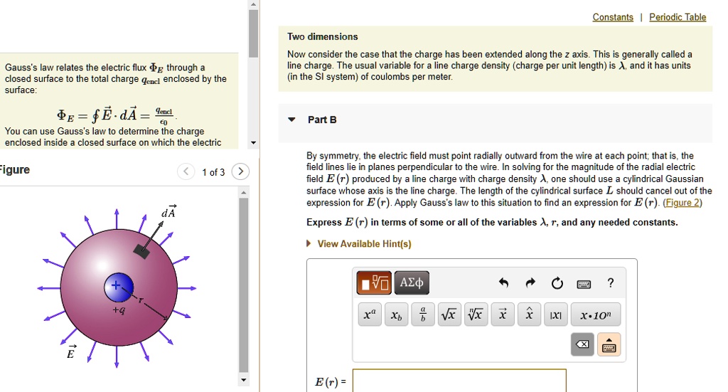SOLVED: Two dimensions Now consider the case that the charge has been ...