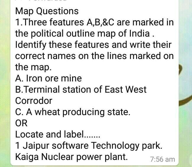 SOLVED: Please answer this question. Please mark on an outline map of ...