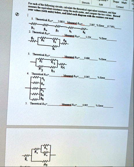 [GET ANSWER] for each of the following circuits calculate the ...